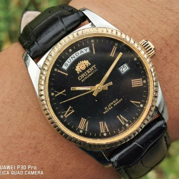 Orient President Automatic Cal. 46E001-90 men's watch vintage Japan ...