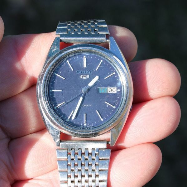 Vintage 1980's Working Seiko 5 Automatic Watch 7009 3040 | WatchCharts Marketplace
