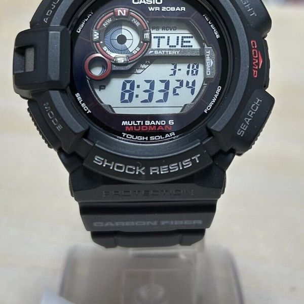 IN HAND! NEAR MINT Casio G-shock GW-9300-1JF MUDMAN Tough Solar ...