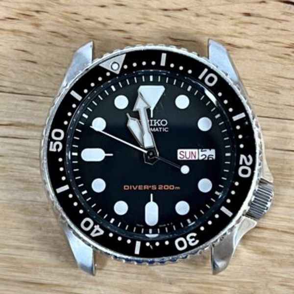Seiko Diver Automatic International Version SKX007K2 SS Diving Watch ...