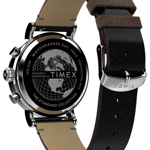 Timex Brown Mens Chronograph Watch Standard Chrono TW2V71000 ...