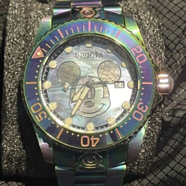 Invicta Disney Limited Edition Mickey Mouse Men's Automatic Watch 25181 ...