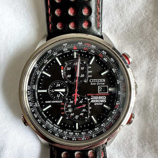 Citizen Eco Drive Red Arrows Radio Controlled Higher Spec Watch Model ...