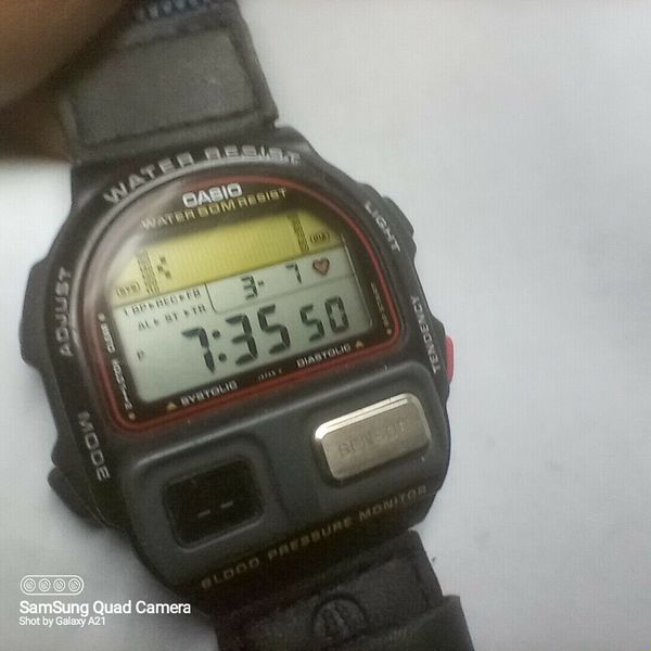 CASIO BP 100 1980S DIGITAL WATCH BP READER | WatchCharts Marketplace