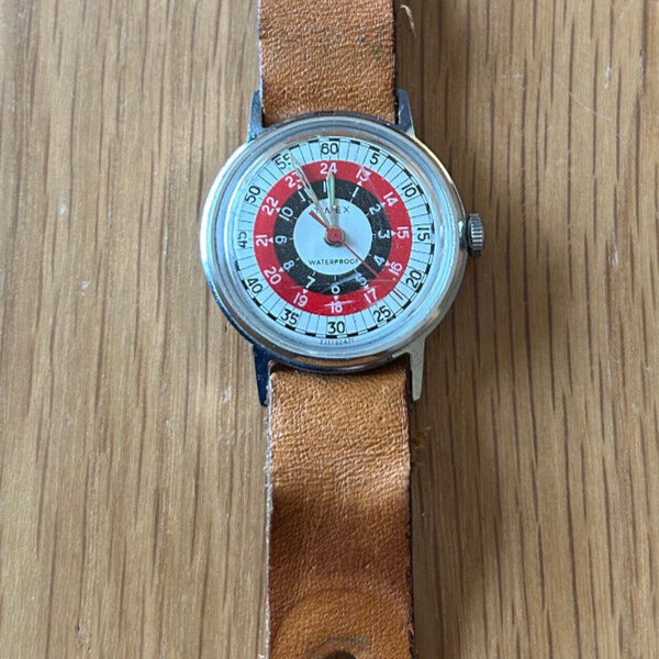 Rare Vintage Timex Bullseye Sprite Wind Up Wristwatch, does not run ...