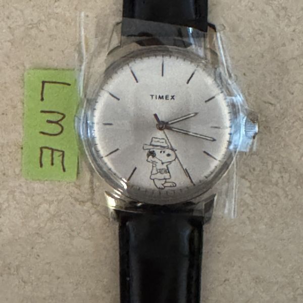Timex X Peanuts Marlin Snoopy Secret Agent 40mm Watch In Original Timex ...