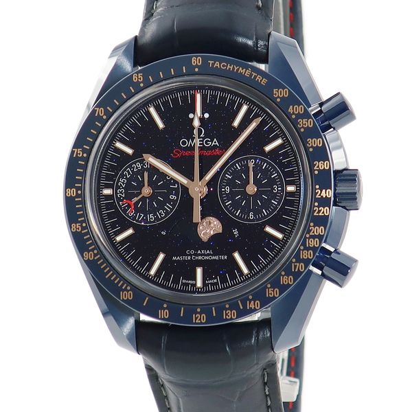 Omega OMEGA Speedmaster Moon Phase CO-AXIAL Blue Side of the Moon 304 ...