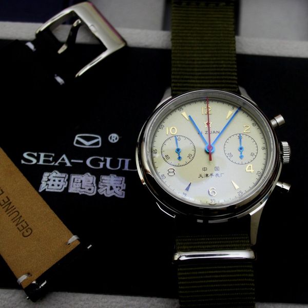 FS SEAGULL 1963 Chinese Military Air Force Chronograph Watch- SAPPHIRE ...