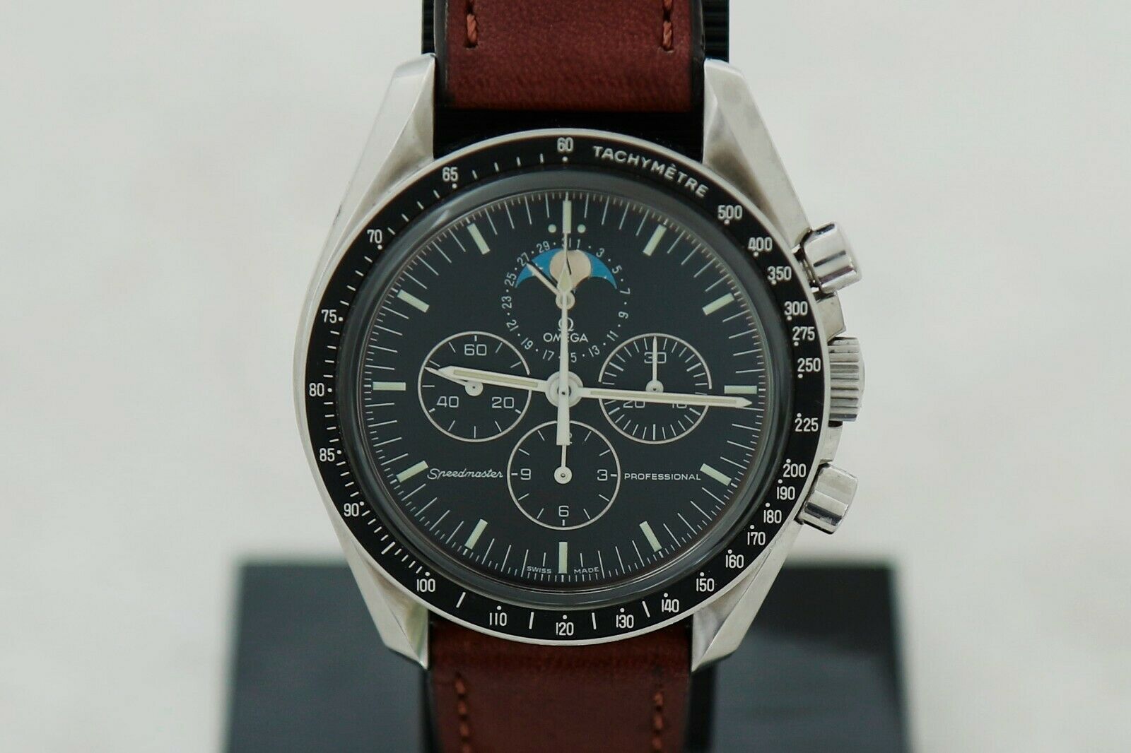 OMEGA Speedmaster mechanical Cal.1866 Moon Watch MoonPhase, Steel 42mm ...