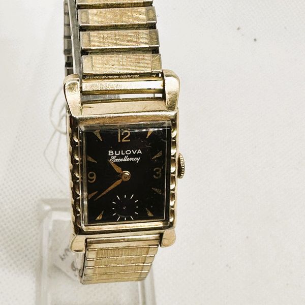 Vintage Bulova "His Excellency D" c1952 7AA Movement 21 Jewels ...