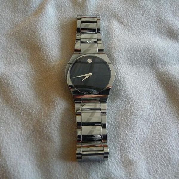 FS: Men's Movado Fiero Tungsten Carbide | WatchCharts Marketplace
