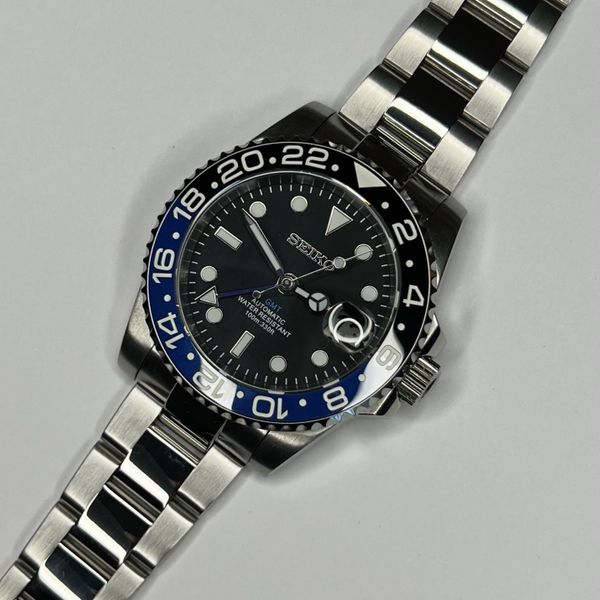 [WTS] BATMAN GMT Master II Homage - Custom Seiko Mod Watch ...