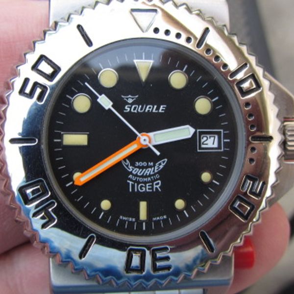 Withdrawn : SQUALE TIGER AUTO DATE PLOPROF DIVER COMPLETE WITH A STEEL ...