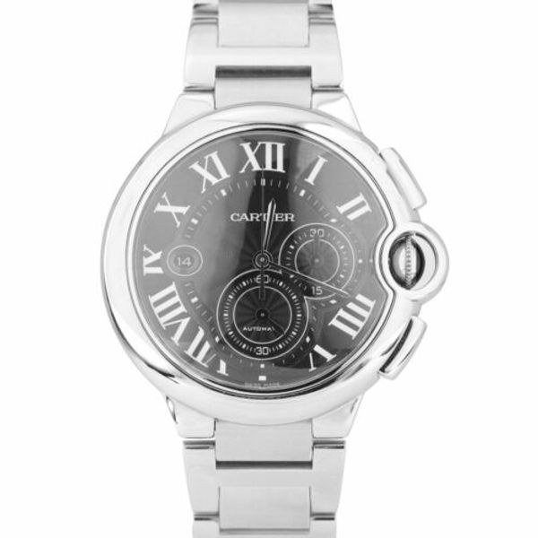 Cartier Ballon Bleu Chronograph Automatic 44mm Stainless W6920077 3109 ...