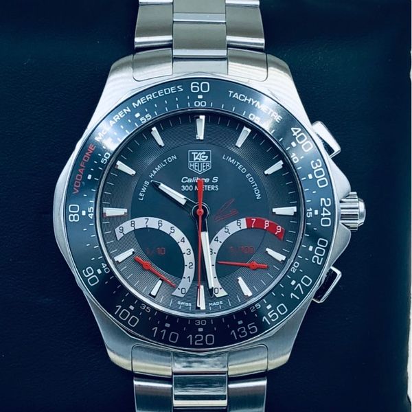 Tag Heuer Lewis Hamilton Limited Edition Aquaracer Calibre S Watch with ...