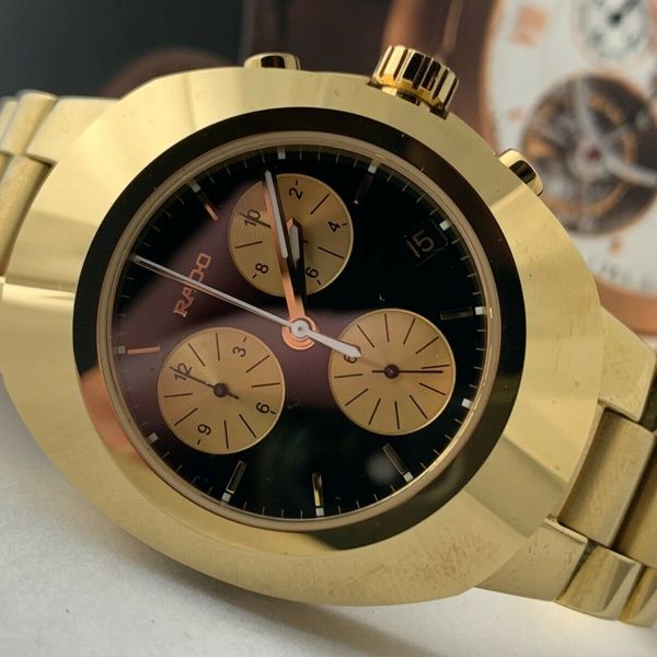 RADO Diastar New Original Chronograph Tungsten 38.5mm Men's Watch (New ...