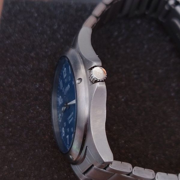 Lorus RG889CX9 Quartz Titanium Field Watch Blue ....... Made By Seiko ...