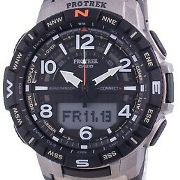 Casio Protrek Mobile Link Quartz PRT-B50T-7 PRTB50T-7 100M Men's Watch ...