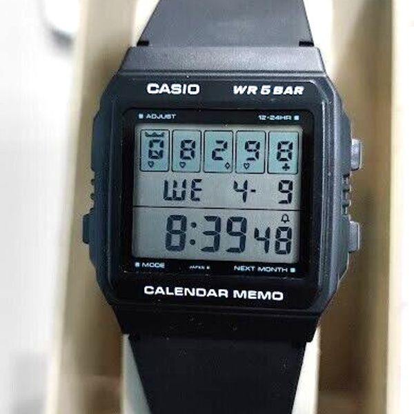 Watch Casio Poker Game GC-10W Module 812 (1988) Very Rare Vintage Last ...