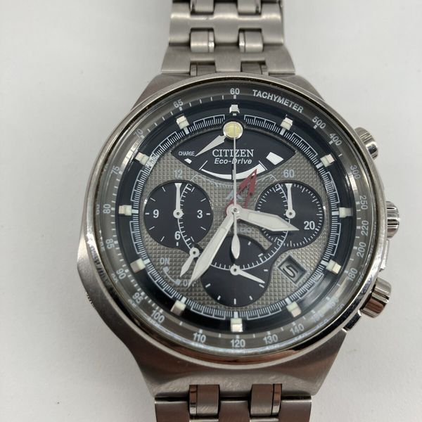 Citizen Eco-Drive - Calibre 2100 Watch WR 200. Tachymeter. UNTESTED AS ...