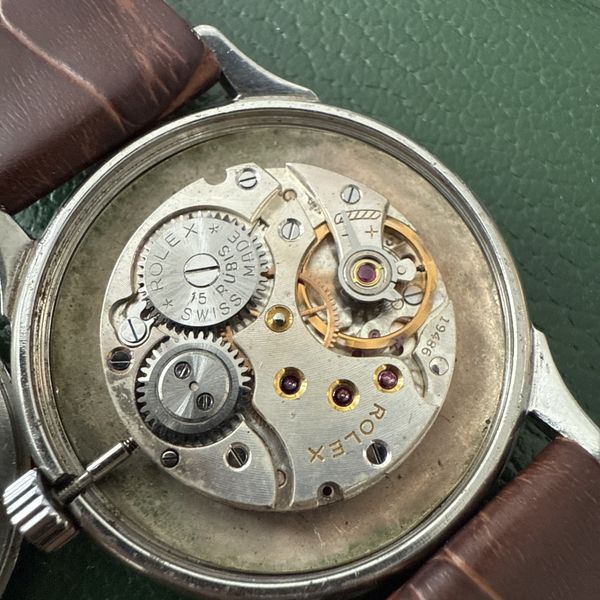 GENTS VINTAGE REF.4498 OVERSIZE 35MM ROLEX PRECISION FANCY LUGS ...