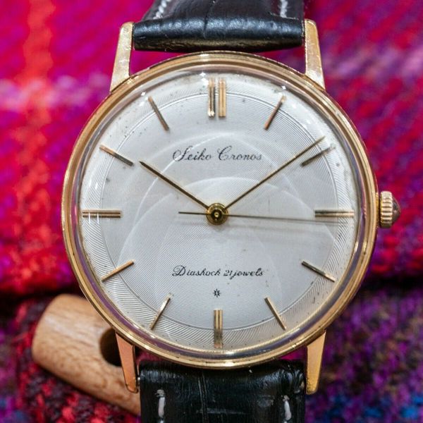Vintage Gold Seiko Cronos J14083 Fully working From 1960 | WatchCharts ...