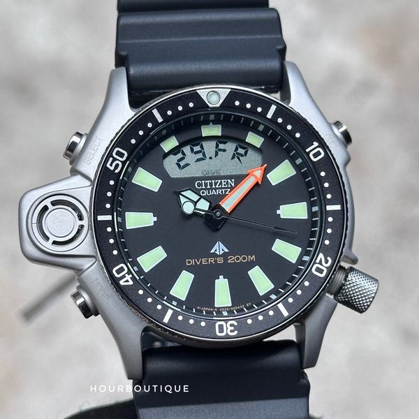 Brand New Citizen ProMaster AquaLand Black Dial Divers Watch JP2000-06E | WatchCharts Marketplace