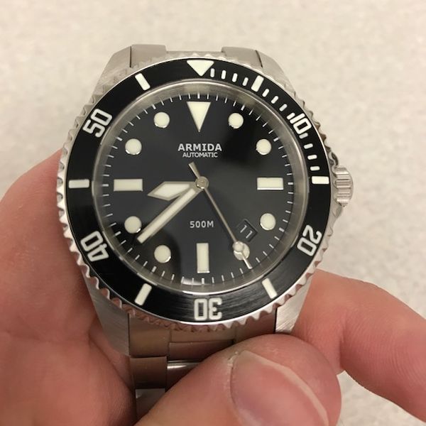 Armida A2 - 9015 - Lumed Bezel Version - Withdrawn | WatchCharts ...