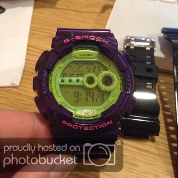 Casio G-shock GD-100 Hulk mod | WatchCharts Marketplace