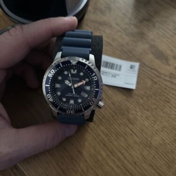 Citizen Eco-Drive Promaster Diver Blue Polyurethane Strap Men's Watch ...