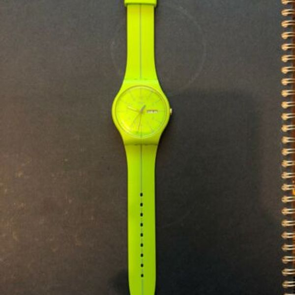 Swatch Watch Verde Azul sUOG 707 | WatchCharts