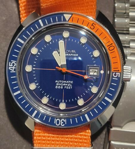 MiNT Bulova 96B321 Oceanographer Devil Diver Men's Stainless Steel 44mm ...