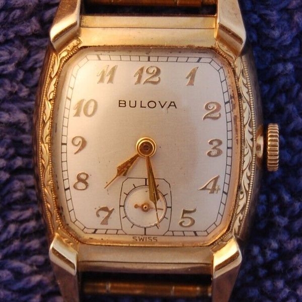 Vintage Bulova Art Deco watch, 1951, 17-Jewel - Running Strong ...
