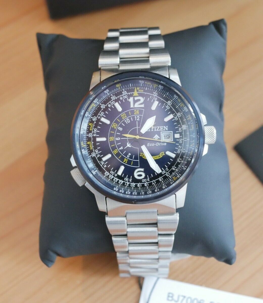 CITIZEN Promaster BJ7006-56L Navihawk Blue Angels Edition Aviator Eco ...