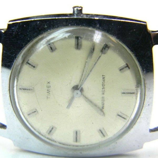 C70 1970 mens Vintage Timex Mechanical Manual Tank Old Watch 11342470 ...