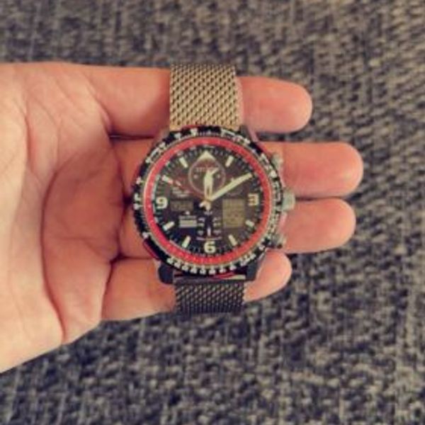 CITIZEN WATCH RED ARROWS PROMASTER SKYHAWK A-T LIMITED EDITION READ ...