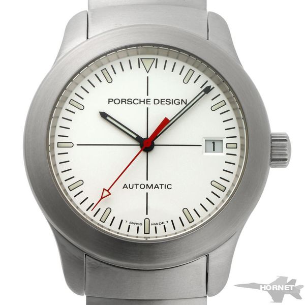 PORSCHE DESIGN by ETERNA Round Watch Automatic 6602.41 Silver Dial SS ...
