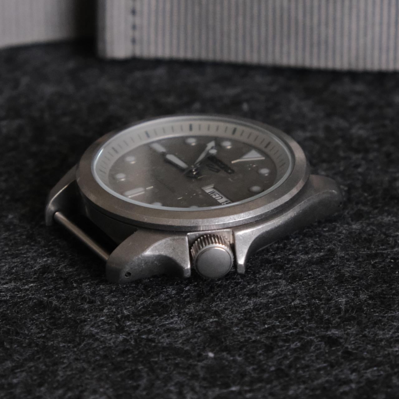 [WTS] Seiko 5 SRPG63 "Lunar" Cement Watch | WatchCharts Marketplace