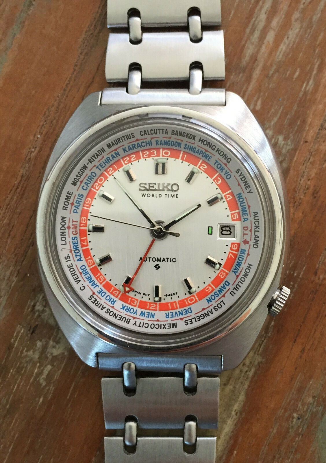 Seiko 6117-6400 World Time 1975 Wristwatch | WatchCharts