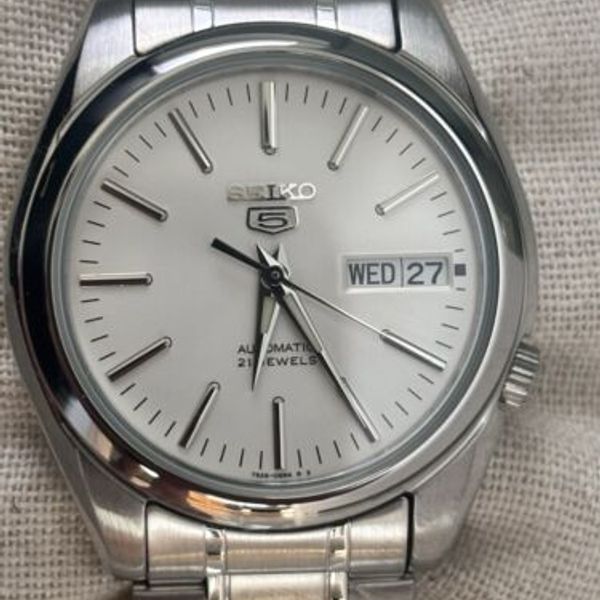 Seiko 5 Sports White Men's Watch - SNKL41K1 | WatchCharts Marketplace