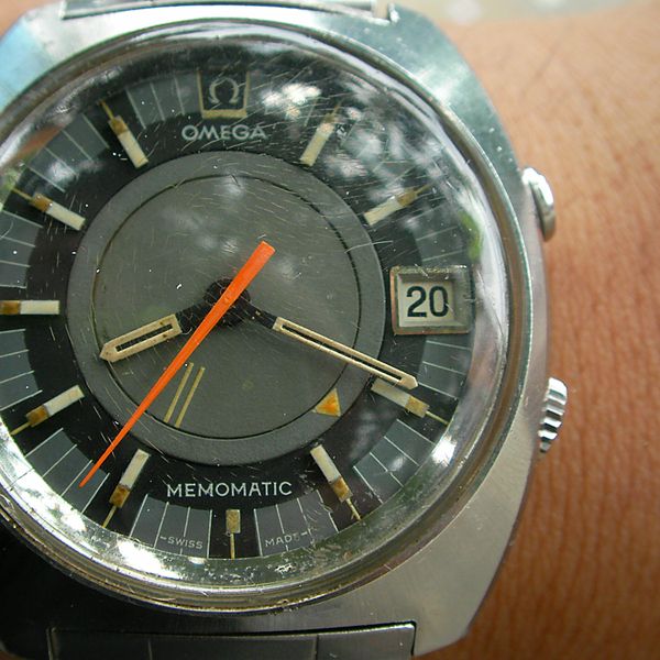 FS: Omega Memomatic Alarm Date Automatic | WatchCharts Marketplace
