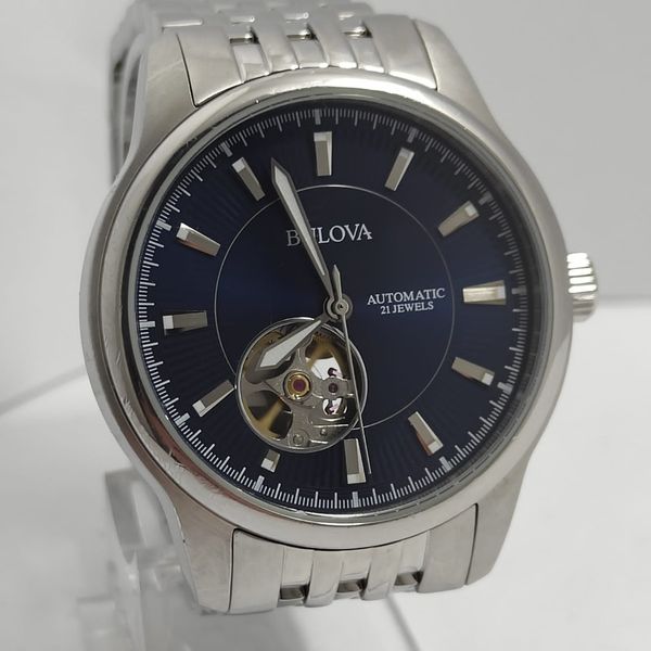 bulova mens automatic open heart watch 96A189 | WatchCharts Marketplace