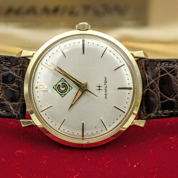 1950s' HAMILTON Greenlee Watch 18 Jewels Grade 736 USA 10K GF Original ...