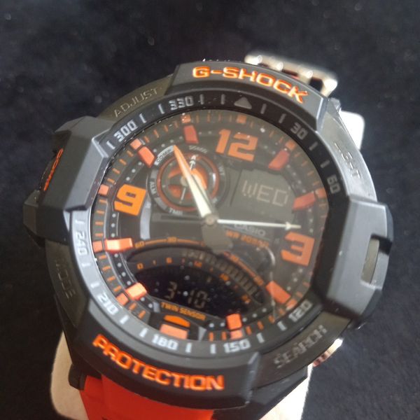 Casio G-Shock 5302 GA-1000 Twin Sensor Gravity Master PILOT WATCH W ...