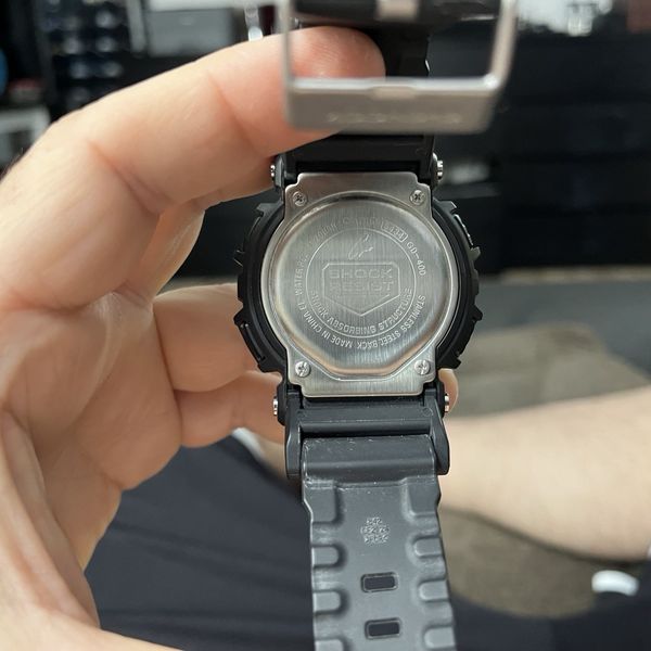 Casio G-Shock Watch GD-400 Model - 3434 Black W/ Blue Accents ...