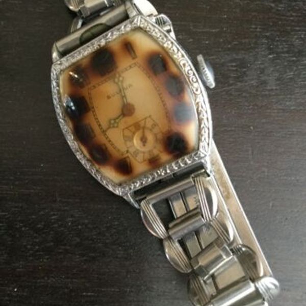 BULOVA RADIUM BURN SPECIAL FOLDING CASE WATCH TO RESTORE + FERRONIT ...