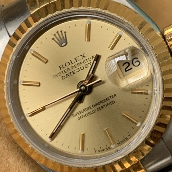 FS: Rolex Ladies Datejust 69173 Full Set Box/Papers Tags Green Sticker ...