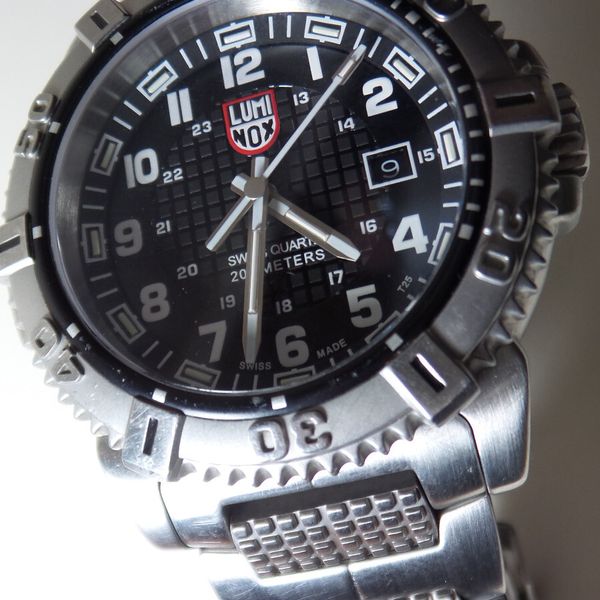 RARE Luminox Mariner 45 mm Swiss MADE Series 6250 MENS 200 M QUARTZ ...