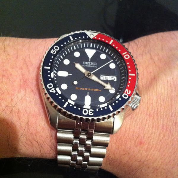 ***SOLD**Balancing the Books Sale #2 - Seiko SKX 009 (pepsi) on jubilee ...