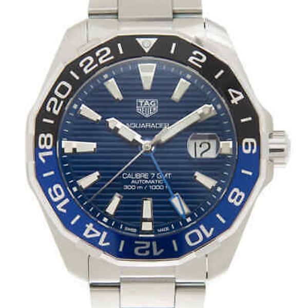 Tag Heuer Aquaracer GMT Automatic Blue Dial Men's Watch WAY201T.BA0927 ...